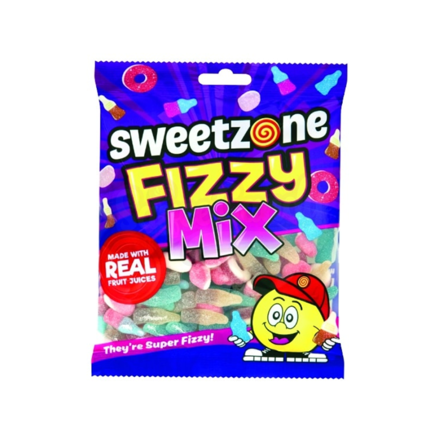 SWEETZONE FIZZY MIX 90GM - Saifee Candy