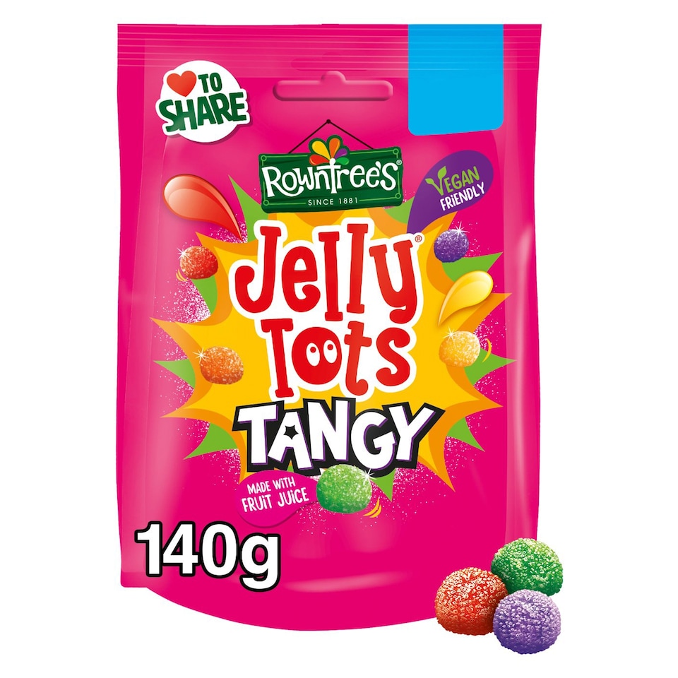 # 1 Best Rowntrees Jelly Tots 140g – Fruity Chewy Candy | Saifee Candy